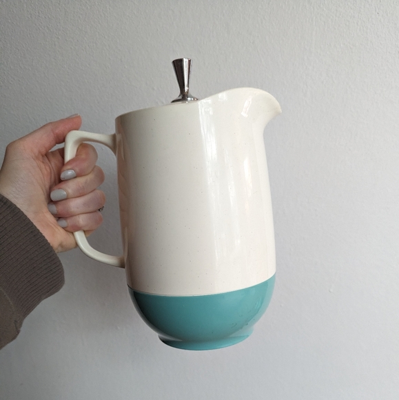 vacron | Dining | Vintage Vacron Server Thermos 97s Blue And White ...